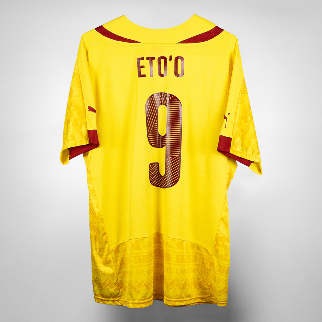 2014-2015 Cameroon Puma Away Shirt #9 Samuel Eto'o | Classic Football ...