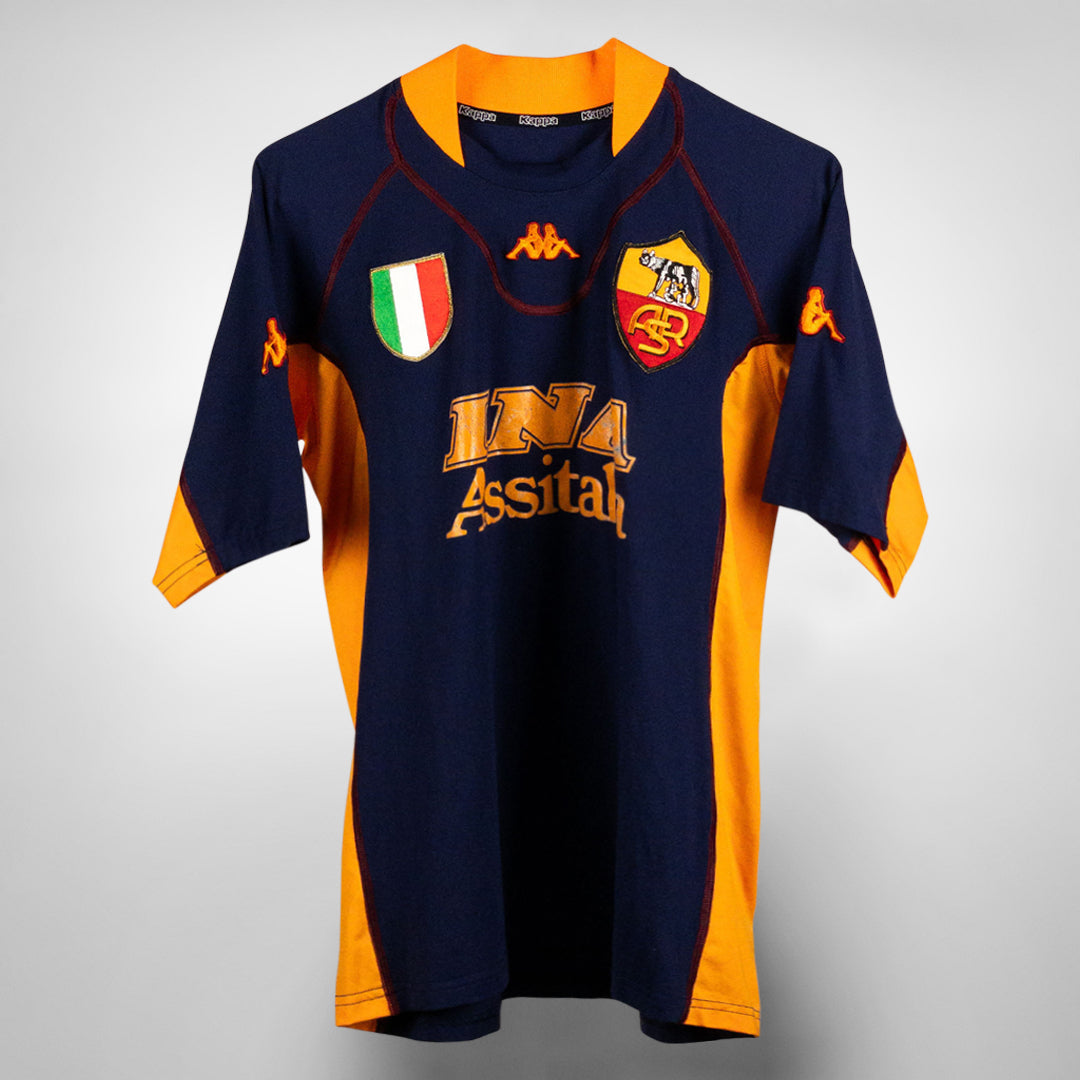 2001-2002 AS Roma Kappa Third Shirt | Classic Football Shirts | Vintage ...