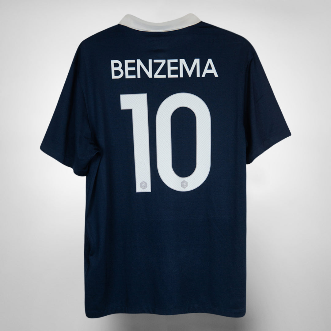 2014-2015 France Nike Home Shirt #10 Karim Benzema | Classic Football ...