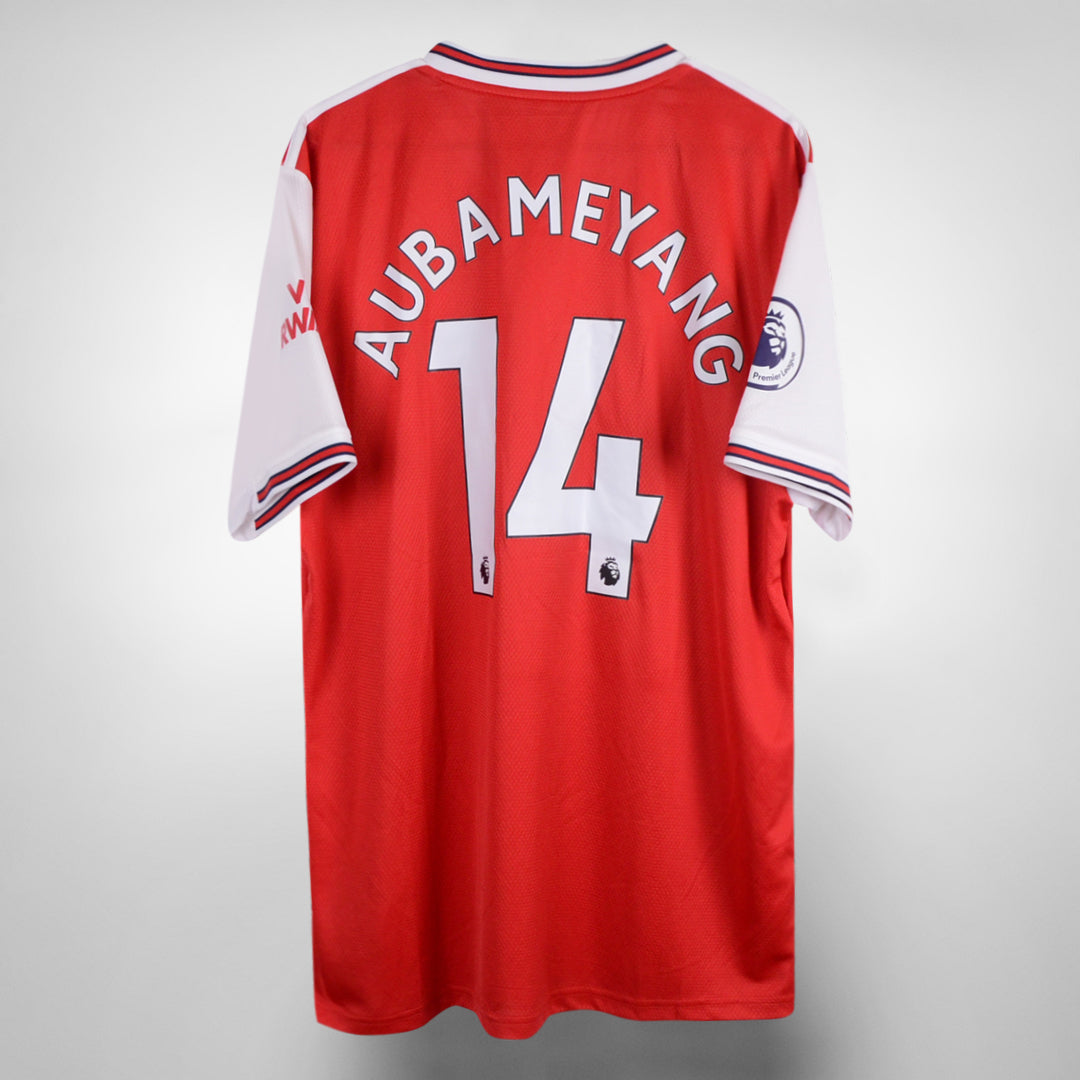 2019-2020 Arsenal Adidas Home Shirt #14 Pierre Emerick Aubameyang - Ma ...