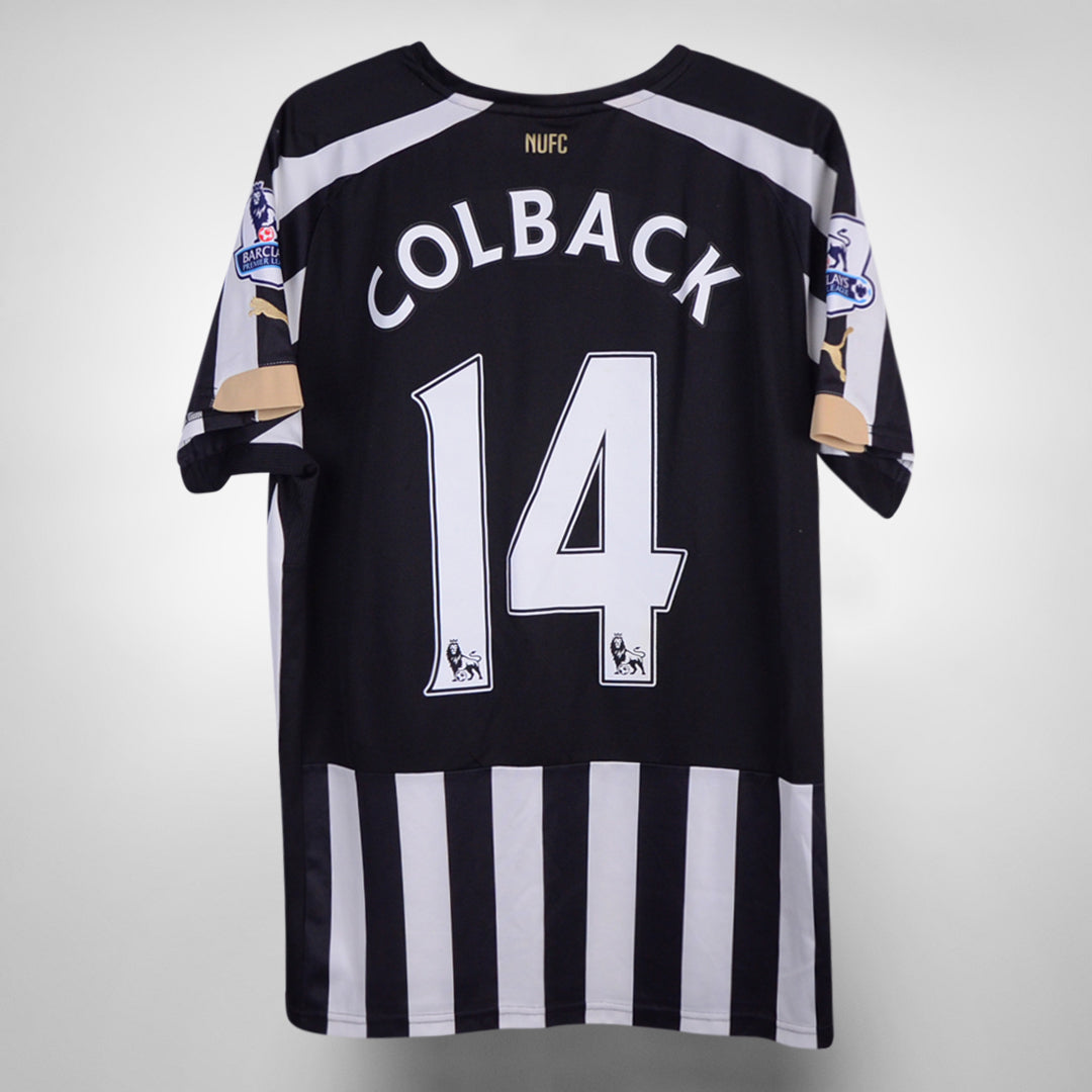 2014-2015 Newcastle United Home Shirt #4 Jack Colback - Marketplace ...