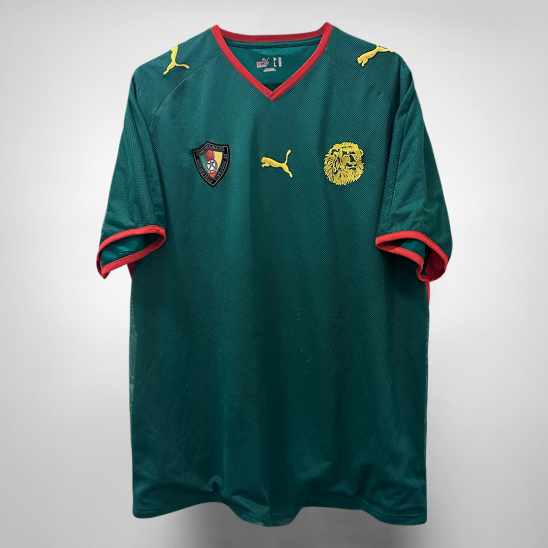 2008-2009 Cameroon Puma Player Issue Home Shirt - Marketplace – PFC Vintage