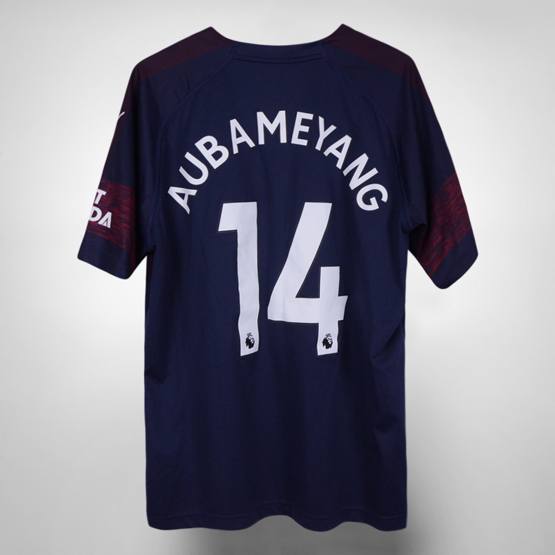 2018-2019 Arsenal Puma Away Shirt #14 Pierre Emerick Aubameyang - Mark ...