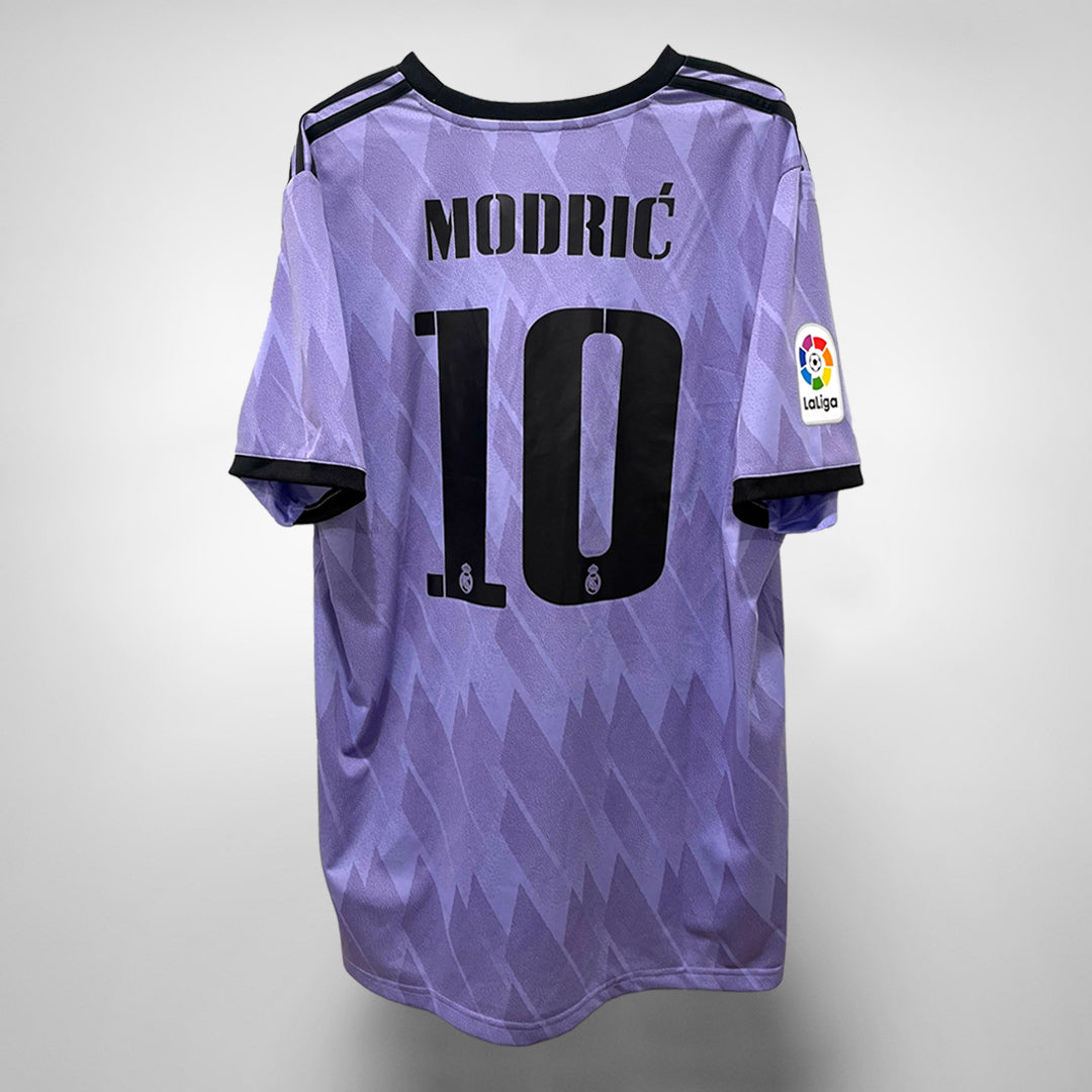 2022-2023 Real Madrid Adidas Away Shirt #10 Luka Modric - Marketplace ...