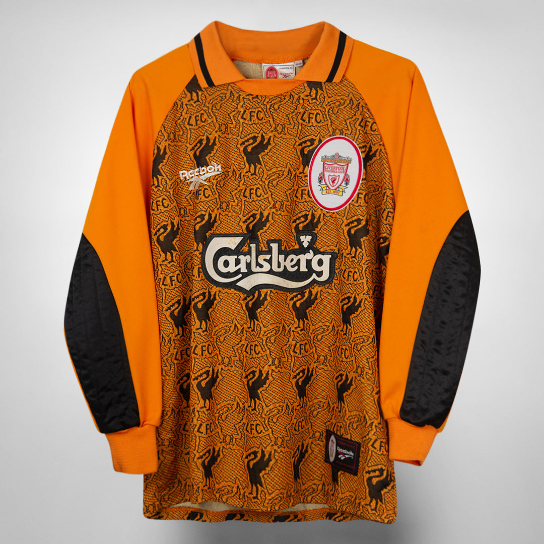 1996-1997 Liverpool Reebok Goalkeeper Shirt | Classic Football Shirts ...