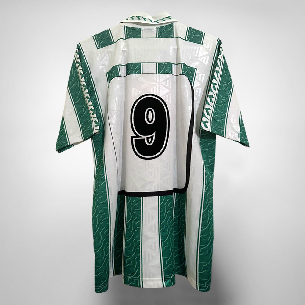 1996-1998 Rapid Vienna (Wien) Diadora Home Shirt #9 Marek Penska - Mar ...